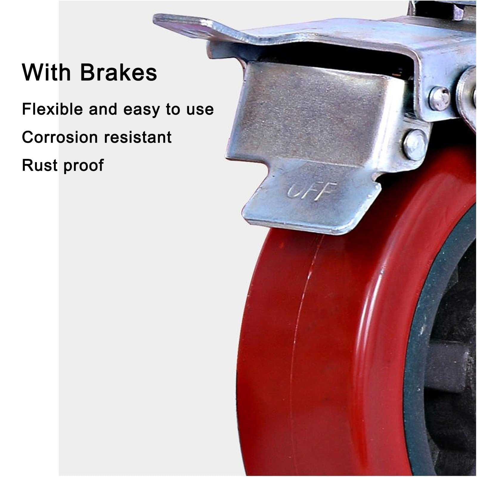 Amazon.co.jp: ローリングキャスター 足場用 キャスター Φ150（6インチ